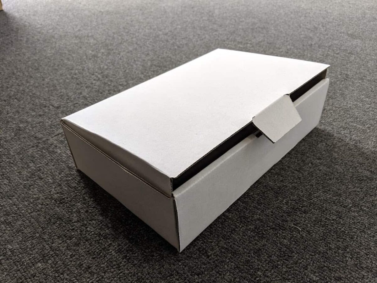 Mailer box 240 x 153 x 60 white recycled (Bundle 50) $0.99ea - Able ...