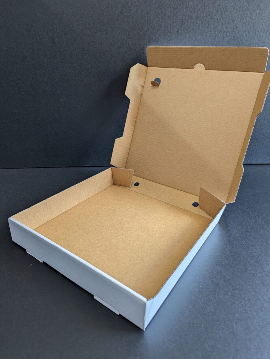 12" Pizza Box Deep Dish Plain White (Bundle 50) - Able Packaging ...