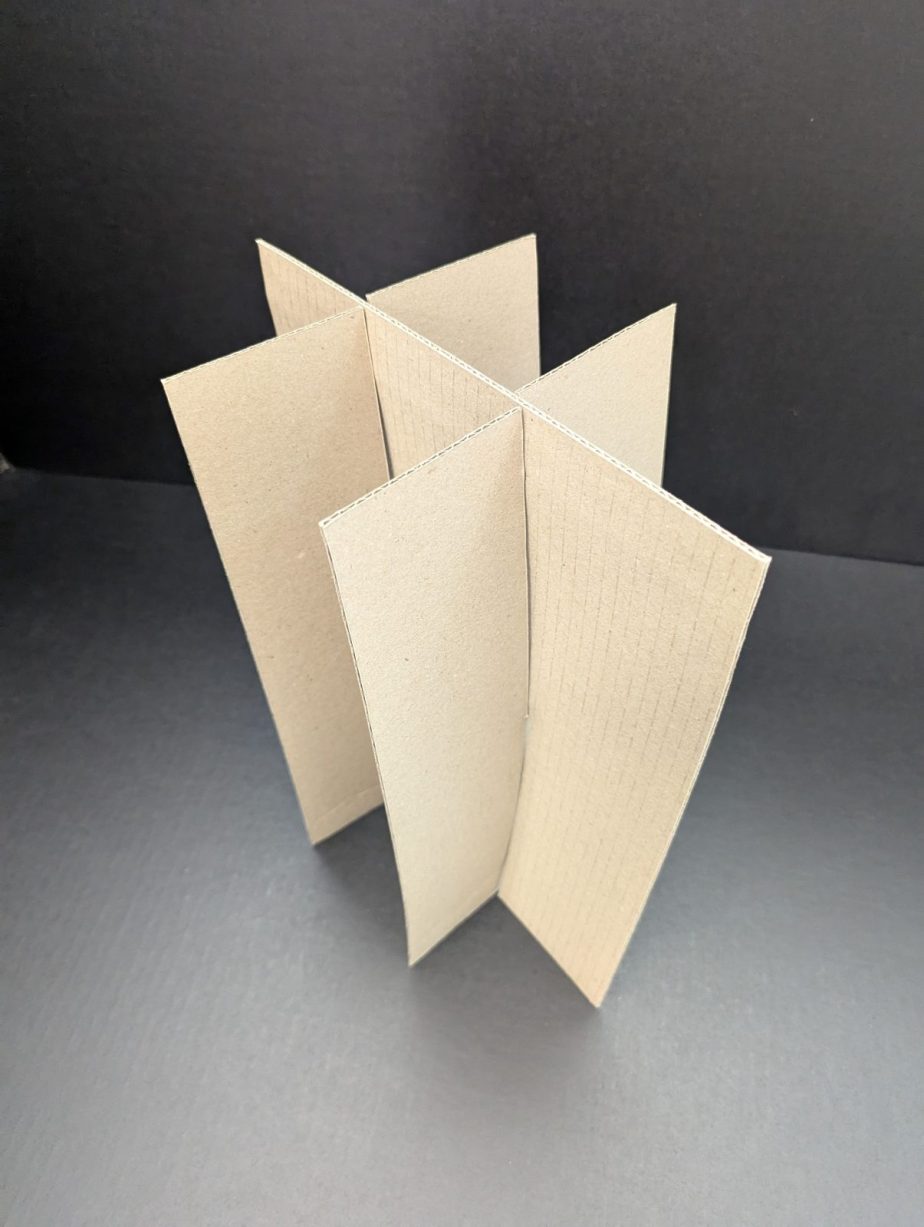 6 Bottle Wine RSC Carton Stand Up BROWN with Quality Divider