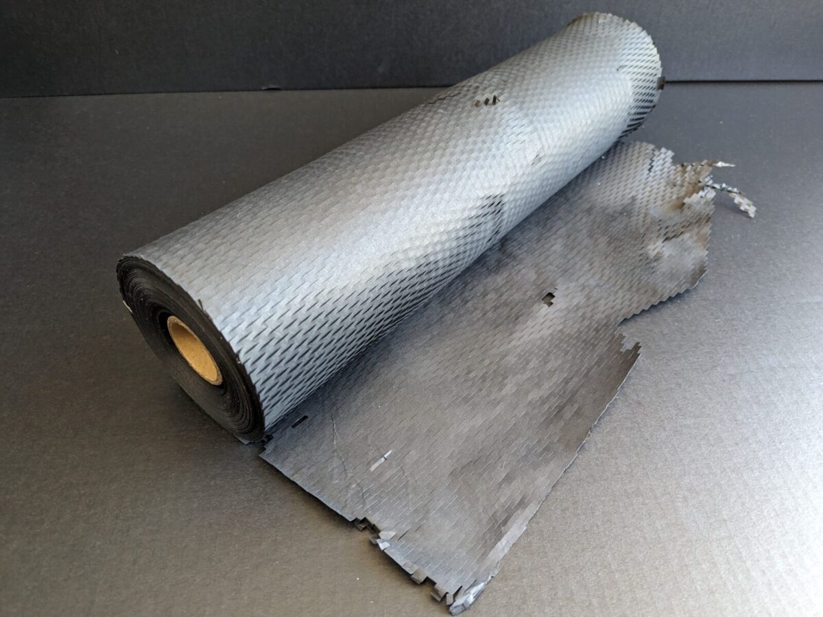 Honeycomb Paper Black Roll 100M (void fill) - Able Packaging Supplies ...