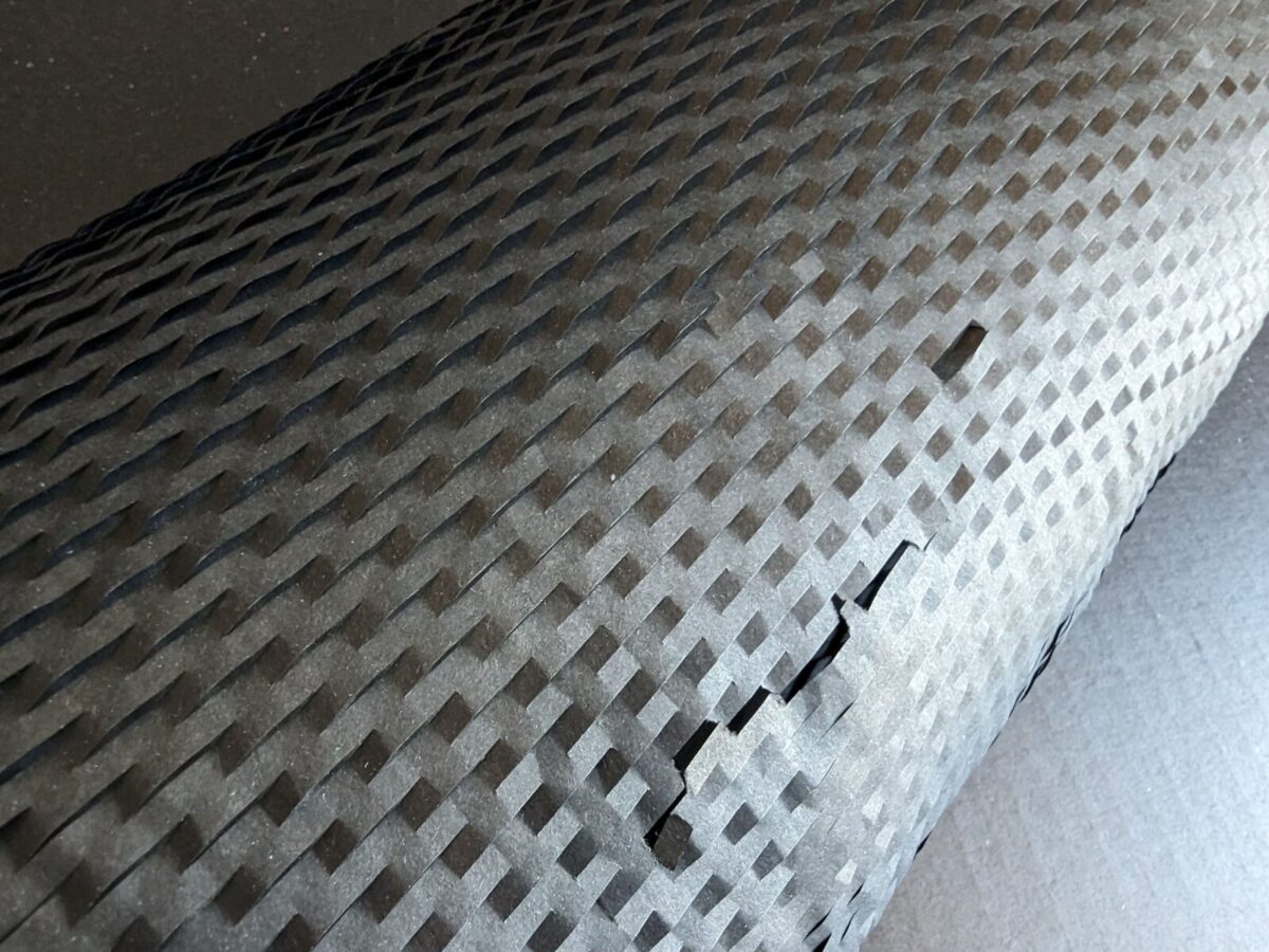 Honeycomb Paper Black Roll 100M (void fill) - Able Packaging Supplies ...