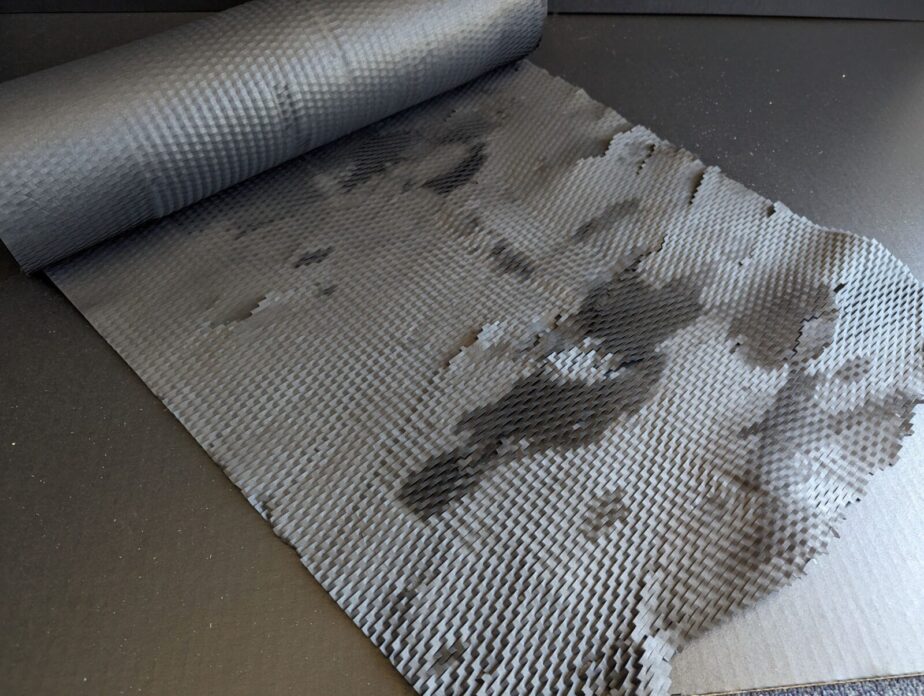 Honeycomb Paper Black Roll 100M (void fill) - Able Packaging Supplies ...