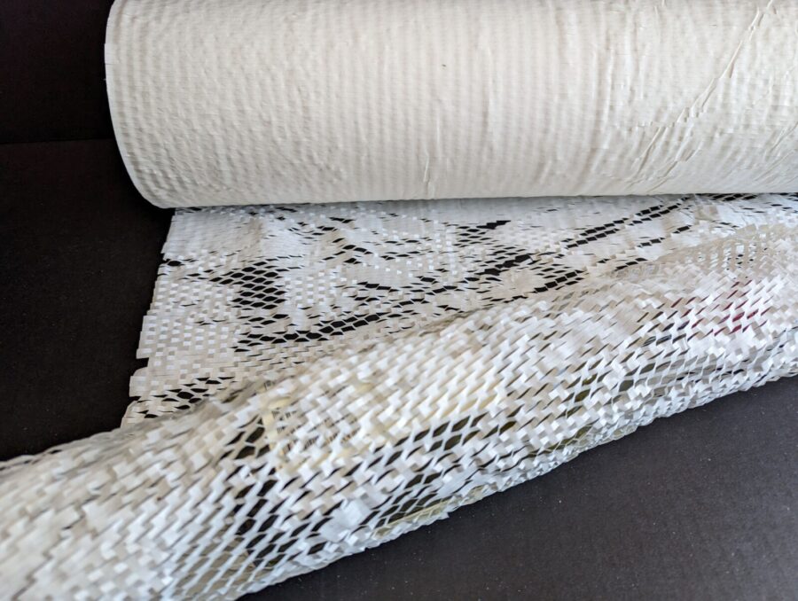 Honeycomb Paper White Roll 100M (void fill) - Able Packaging Supplies ...