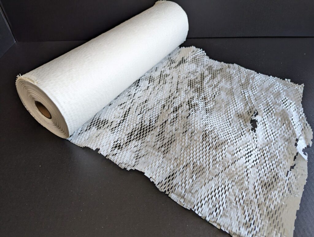Honeycomb Paper White Roll 100M (void fill) - Able Packaging Supplies ...